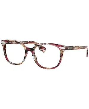 Burberry Be2291 Square Eyeglasses - Red Multi