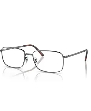 Ray-ban Rectangle Eyeglasses - Gunmetal