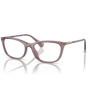 Ralph Lauren Oval Eyeglasses - Transparent Plum