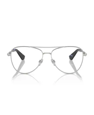 Burberry Aviator Eyeglasses - Silver