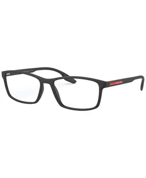 Prada Rectangle Eyeglasses - Matte Black