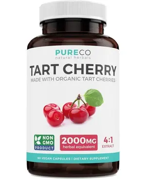 PURE CO. Tart Cherry Capsules - No Color