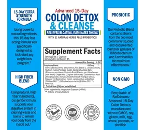 BIOSCHWARTZ Colon Cleanser & Detox For Weight Loss