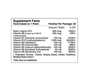 PATCHAID B12 Energy Plus Vitamin Patch