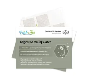 PATCHAID Migraine Relief Patch - White