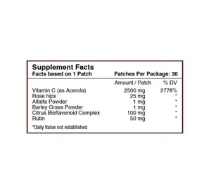 PATCHAID Vitamin C Plus Vitamin Patch