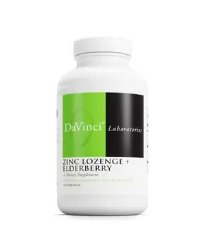DAVINCI LABORATORIES Davinci Labs Zinc Lozenge + Elderberry - No Color