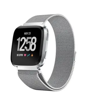 POSH TECH Stainless Steel Mesh Band - Silver-tone