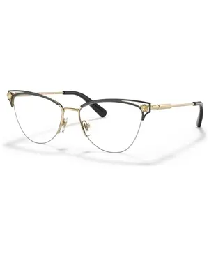 Versace Cat Eye Eyeglasses - Gold-tone,black