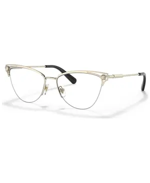 Versace Cat Eye Eyeglasses - Pale Gold Tone