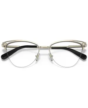 Versace Cat Eye Eyeglasses - Pale Gold Tone