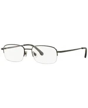 Brooks Brothers Pillow Eyeglasses - Dark Gunmetal