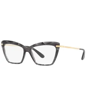 Dolce & Gabbana Cat Eye Eyeglasses - Transparent Gray