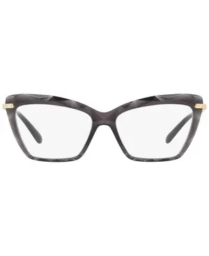 Dolce & Gabbana Cat Eye Eyeglasses - Transparent Gray