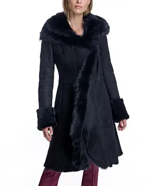 Maximilian Trimmed Coats For Women
