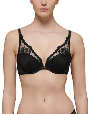 Simone Perele Intrigue Triangle Contour Bra - Black