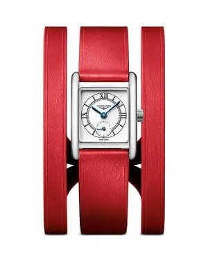LONGINES Mini Dolcevita Watch - Silver/red