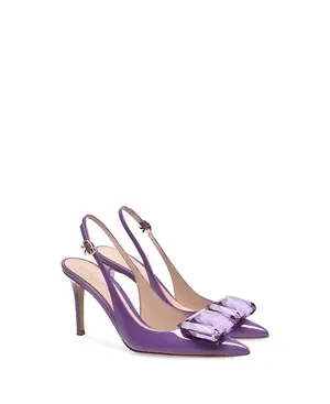 GIANVITO ROSSI Gianvito Rossi Jaipur Slingback Pumps Purple