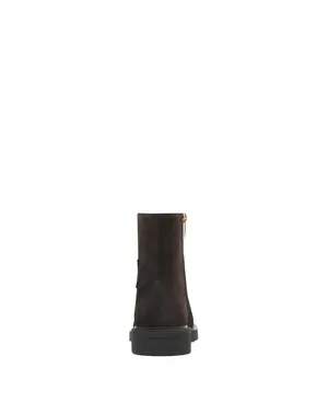 GIANVITO ROSSI Lexington Biker Boots - Brown Suede
