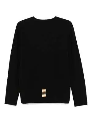 EA7 Logo Print Long Sleeve T-shirt