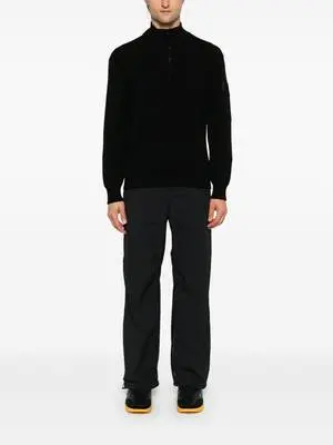 C.P. COMPANY Logo-patch Sweater - Black