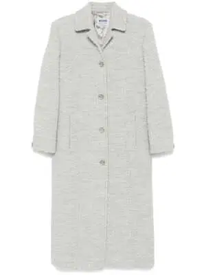 Moschino Straight Hem Coats For Women