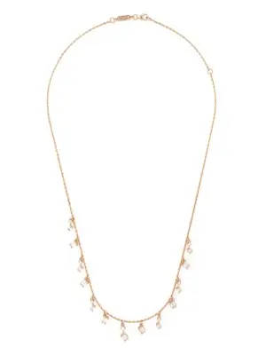 SUZANNE KALAN Suzanne Kalan 18kt Rose Gold Dangle Diamond Necklace