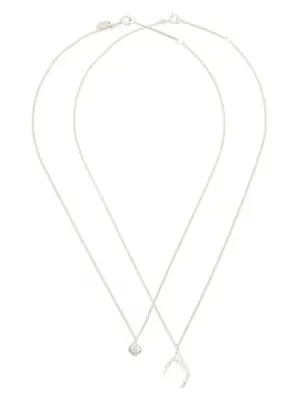 WOUTERS & HENDRIX Signature Duo Necklace - Silver
