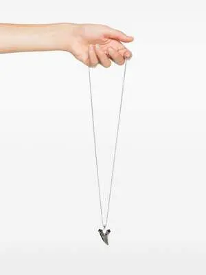 Saint Laurent Shark Tooth Pendant Necklace