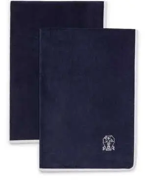 Brunello Cucinelli Terry-cloth Towels - Blue