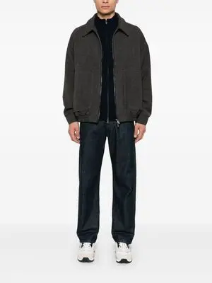 BALLANTYNE Zip-up Cashmere Cardigan - Blue