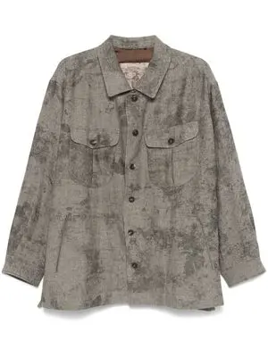 ZIGGY CHEN Herringbone-pattern Shirt