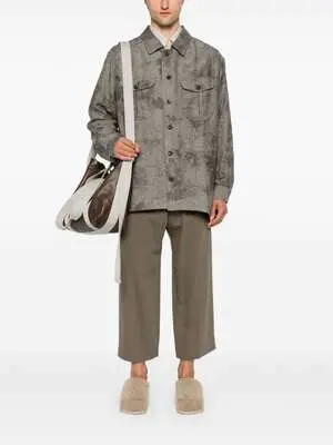 ZIGGY CHEN Herringbone-pattern Shirt