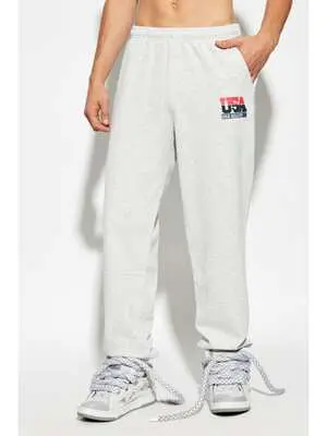 SPORTY & RICH Logo-print Trousers