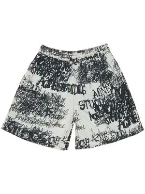 Acne Studios Abstract Pattern Print Shorts