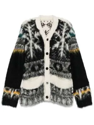 Sacai Patterned Pocket Cardigan