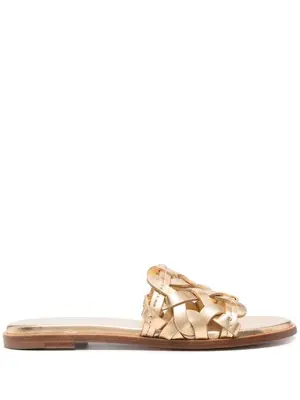 GIANVITO ROSSI Amalfi Sandals - Gold
