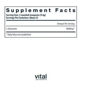 VITAL NUTRIENTS Glutamine Powder