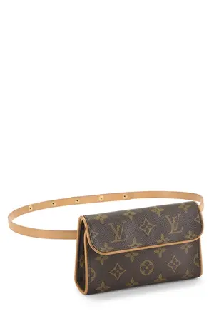 LOUIS VUITTON Monogram Canvas Pochette Florentine