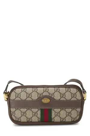 Gucci Ophidia Gg Supreme Canvas Crossbody - Beige
