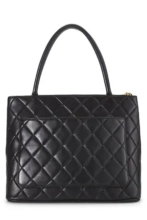 Chanel Quilted Lambskin Medallion Tote