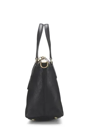 Gucci Grained Leather Soho Top Handle Tote - Black