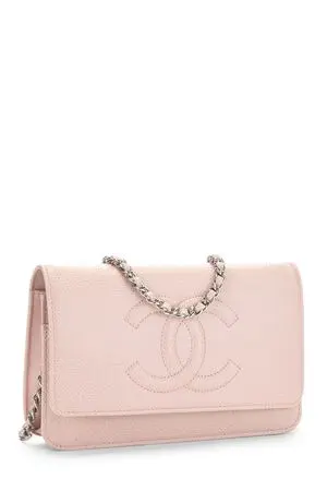 Chanel Caviar Timeless 'cc' Wallet On Chain