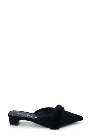 Matisse Kellan Pointed Toe Mule - Black Suede