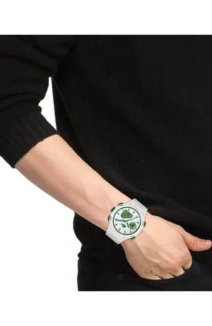 Lacoste Lc33 Silicone Strap Watch - White