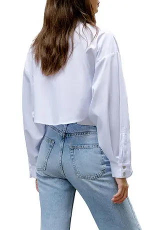 MARCELLA Cotton High-low Button-up Shirt