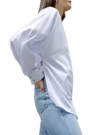 MARCELLA Cotton High-low Button-up Shirt