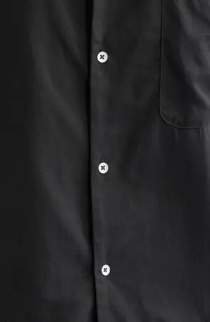ELWOOD Boxy Camp Shirt - Black