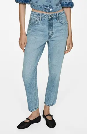 Mango High-rise Nonstretch Jeans