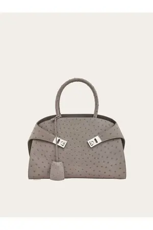 FERRAGAMO Hug Handbag M - Grey